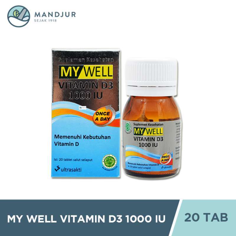 Vitamin D3 1000 Iu My Gratis Ongkir 🏷️ Harga Murah Januari 2026