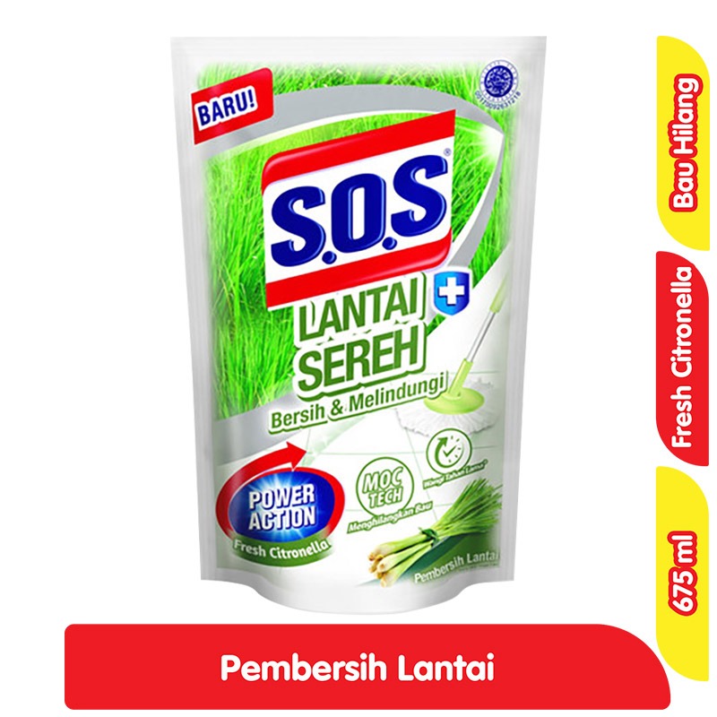 Jual SOS Pembersih Lantai Sereh 675 ml di Seller Alfamart Click & Collect - ALFAMART SLAMET ...