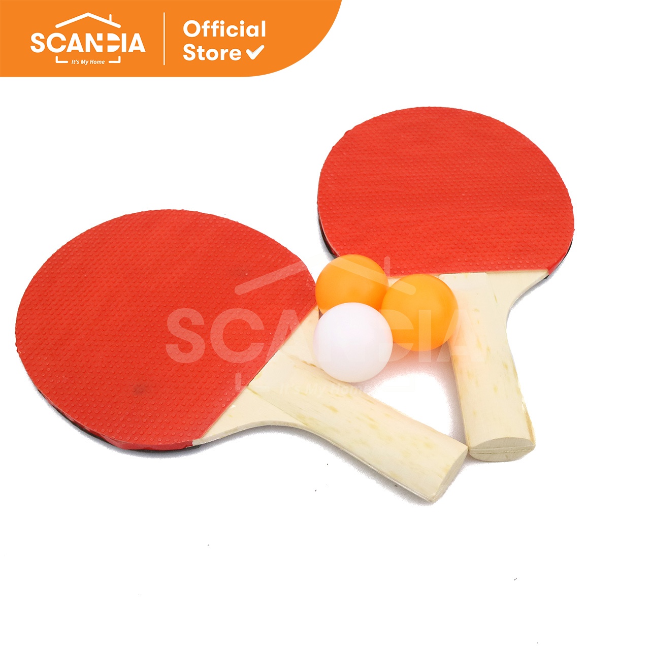 Promo Scandia Bat Tenis Meja Table Tennis Bat & Ball Set (lg0003) Diskon 10% Di Seller Scandia ...