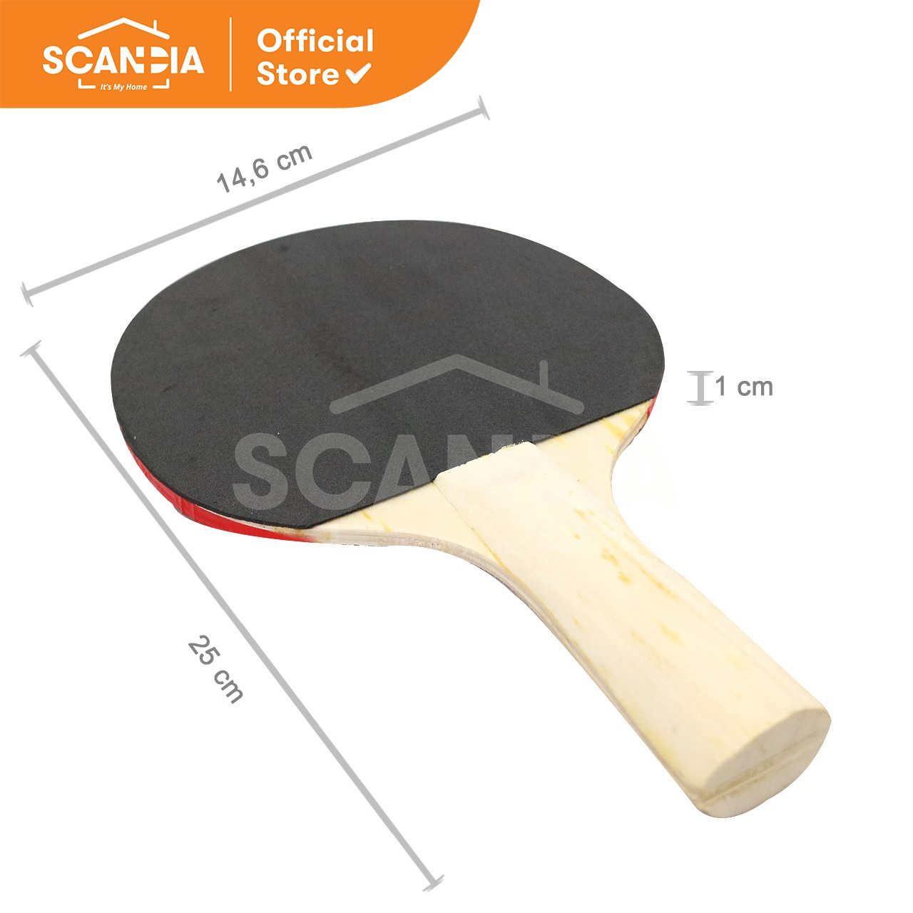 Promo Scandia Bat Tenis Meja Table Tennis Bat & Ball Set (lg0003 ...