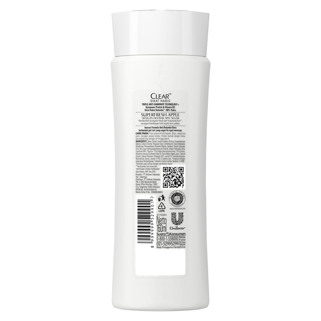 Promo Surabaya - CLEAR Shampoo Anti Ketombe Apel Wangi Segar, Kesegaran ...