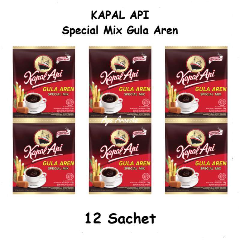 Jual Kopi Kapal Api Special Mix Gula Aren 12 X 23 Gram Di Seller Aya ...