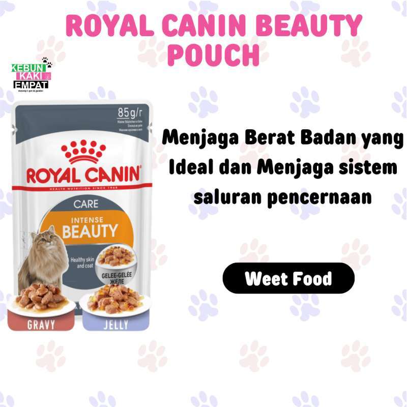 Jual Royal Canin Intense Beauty Pouch Adult Wet Food 85 Gr Di Seller ...