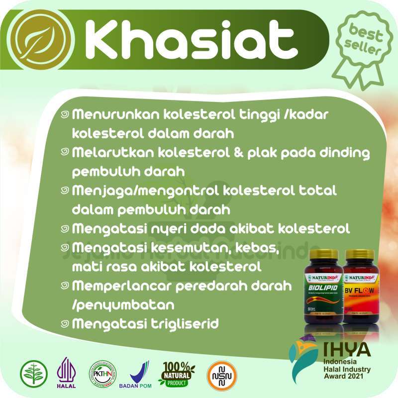 Jual Obat Herbal Biolipid Spesial Kolesterol Bpom Halal Mui - Jejamu ...