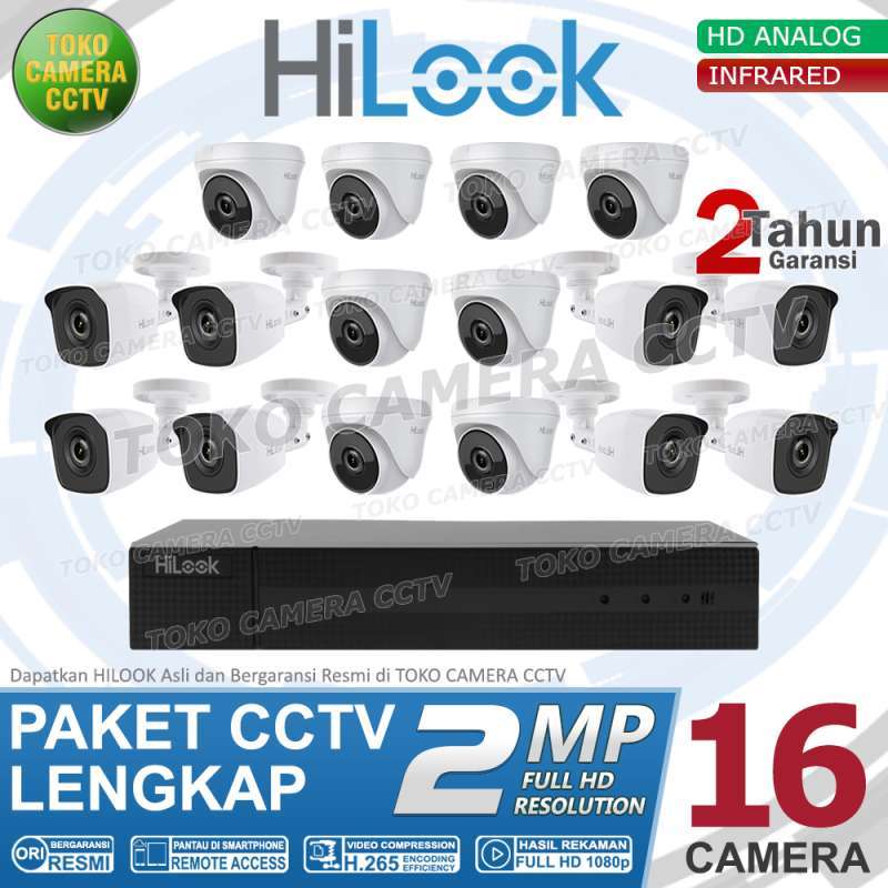 Jual Paket Cctv Hilook 2mp 16 Channel - 1 Tb Di Seller Toko Camera Cctv - Tanah Sereal, Kota ...