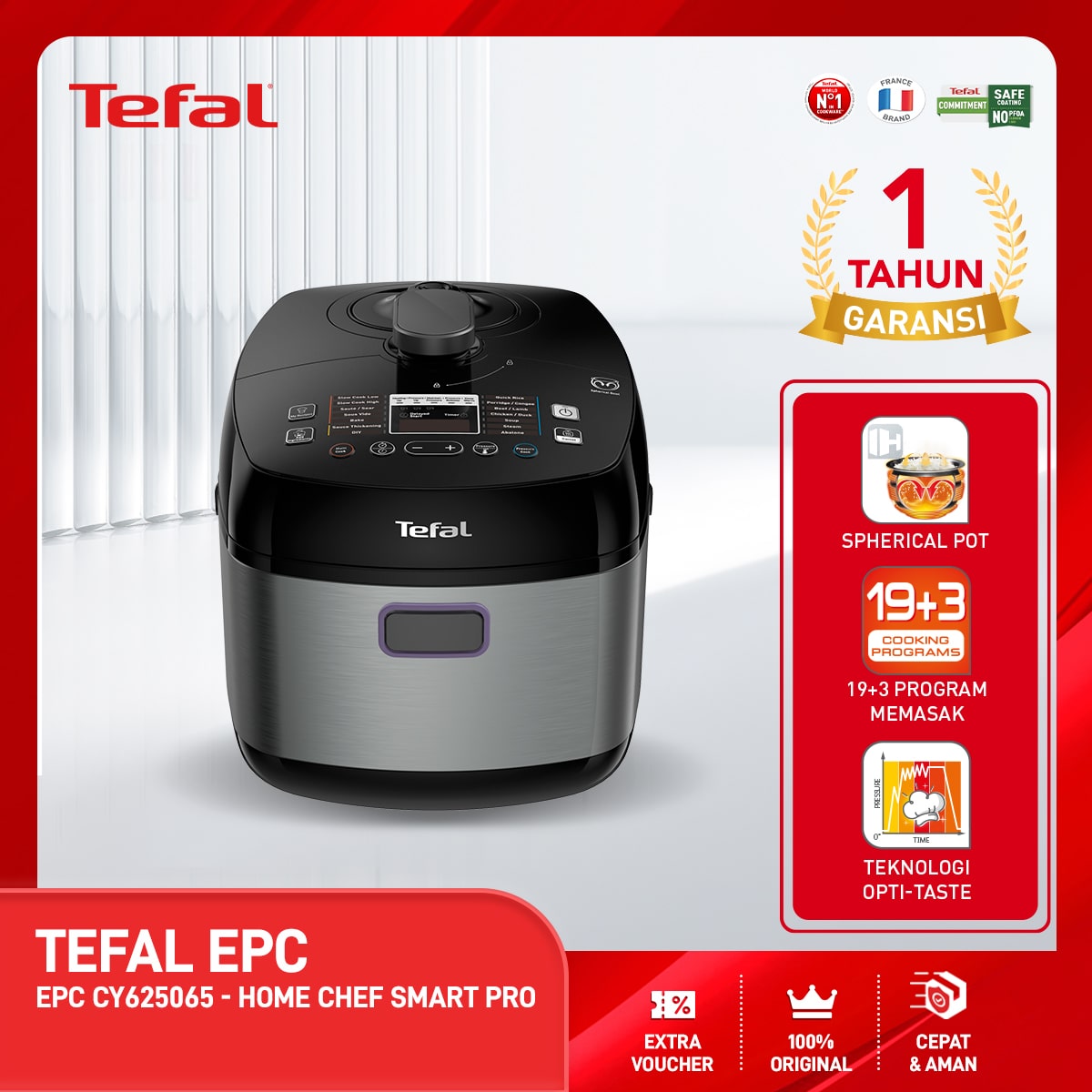 Jual Tefal Home Chef Smart Pro Original Murah - Harga Diskon Februari ...