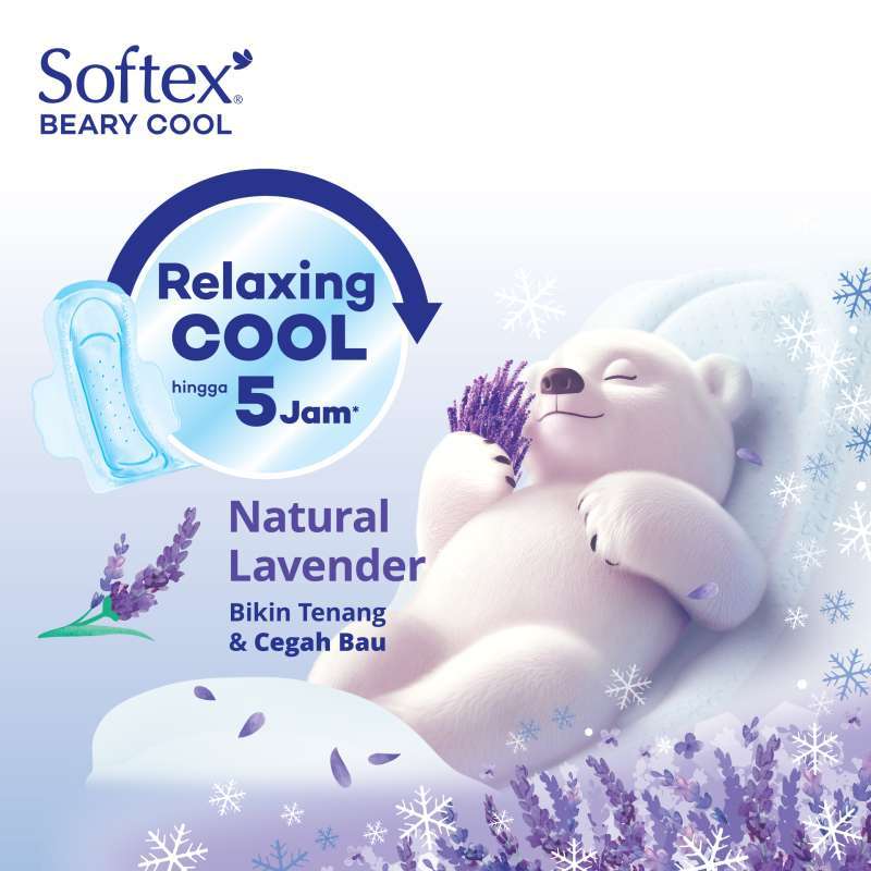 Promo Softex Beary Cool 23cm 14s - Pembalut Dingin (natural Cool) - Isi 3 Paket Diskon 16% Di ...