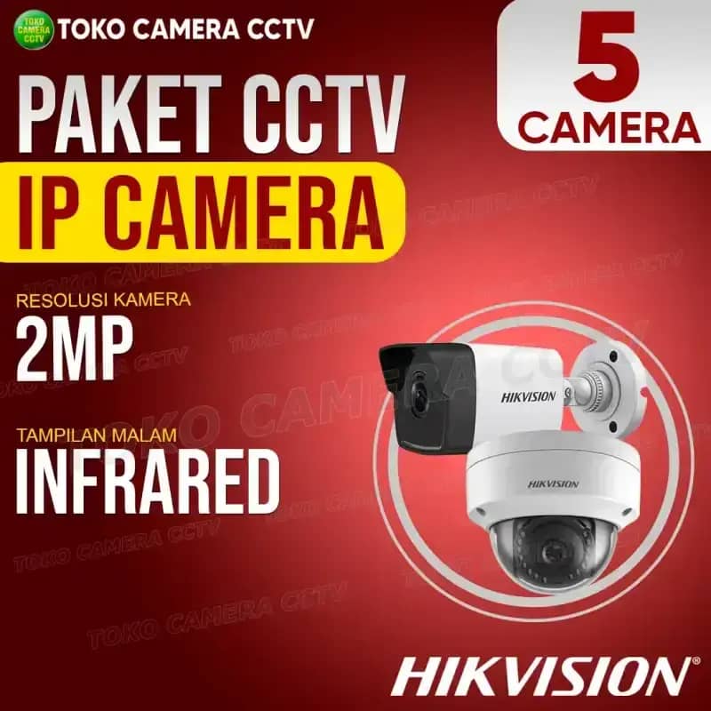 Jual Paket Cctv Ip Camera Hikvision 2mp 8 Channel 5 Kamera Di Seller ...