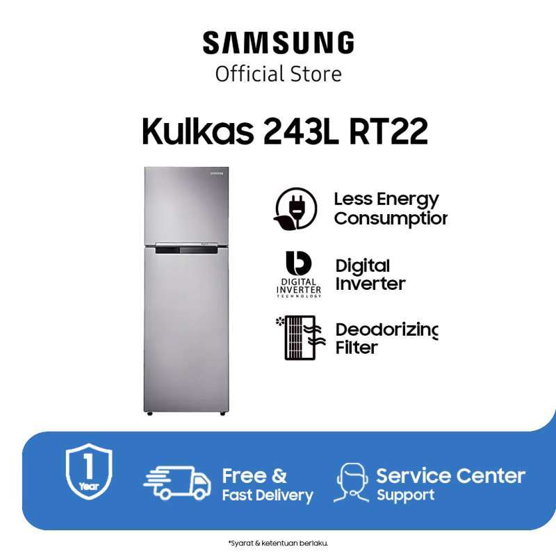 Promo Samsung Rt22farbdsa/se Kulkas 2 Pintu [234 L] Diskon 9% Di Seller ...