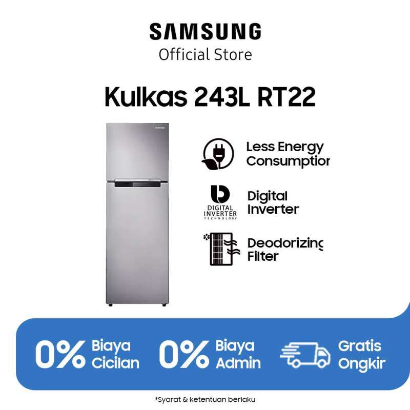 Promo Samsung Rt22farbdsa/se Kulkas 2 Pintu [234 L] Diskon 9% Di Seller ...