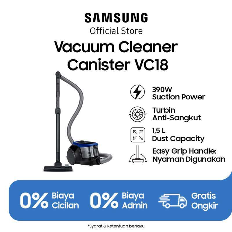 Promo Samsung Vc18m2120sb/se Canister Vacuum Cleaner Diskon 22% Di ...