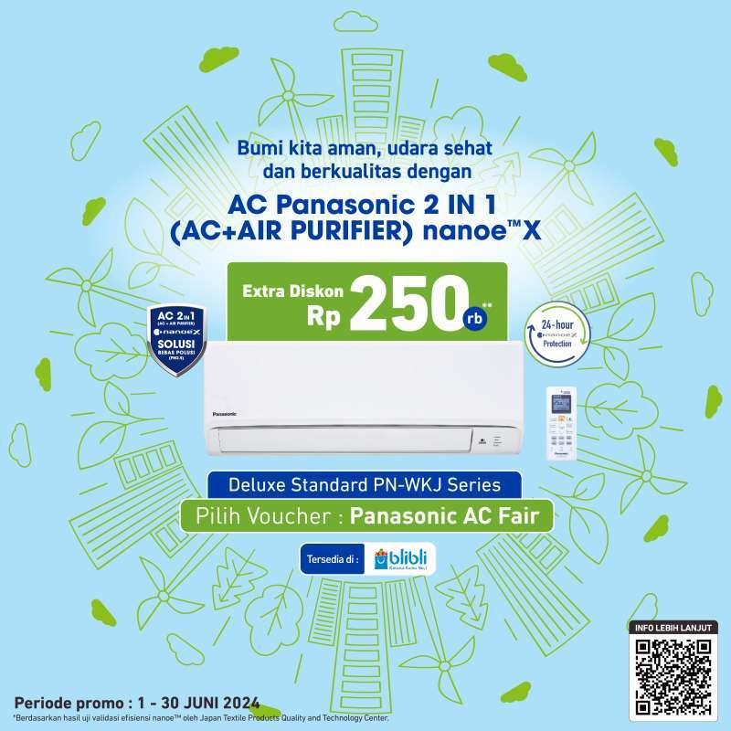 Promo Panasonic Cs/cu-pn9wkj Ac Split Standard Nanoe-x [1 Pk] Diskon 13% Di Seller Panasonic ...