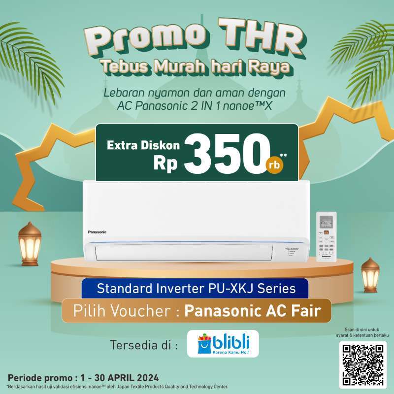 Promo Panasonic Cs/cu-pu18xkj Ac Split Inverter [2 Pk] Diskon 13% Di Seller Panasonic Official ...