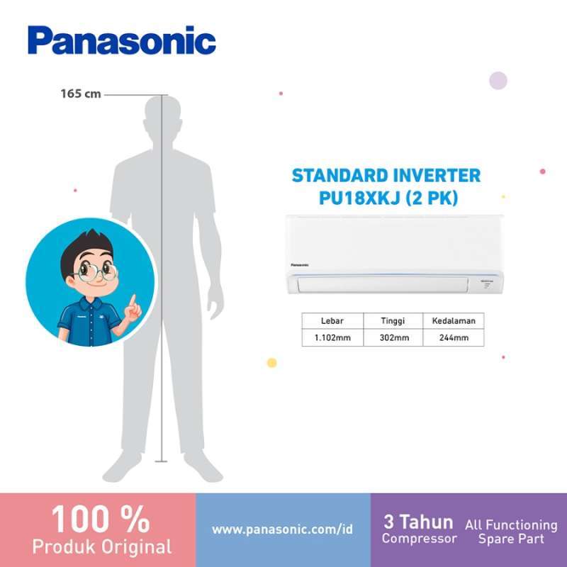 Promo Panasonic Cs/cu-pu18xkj Ac Split Inverter [2 Pk] Diskon 15% Di Seller Panasonic Official ...