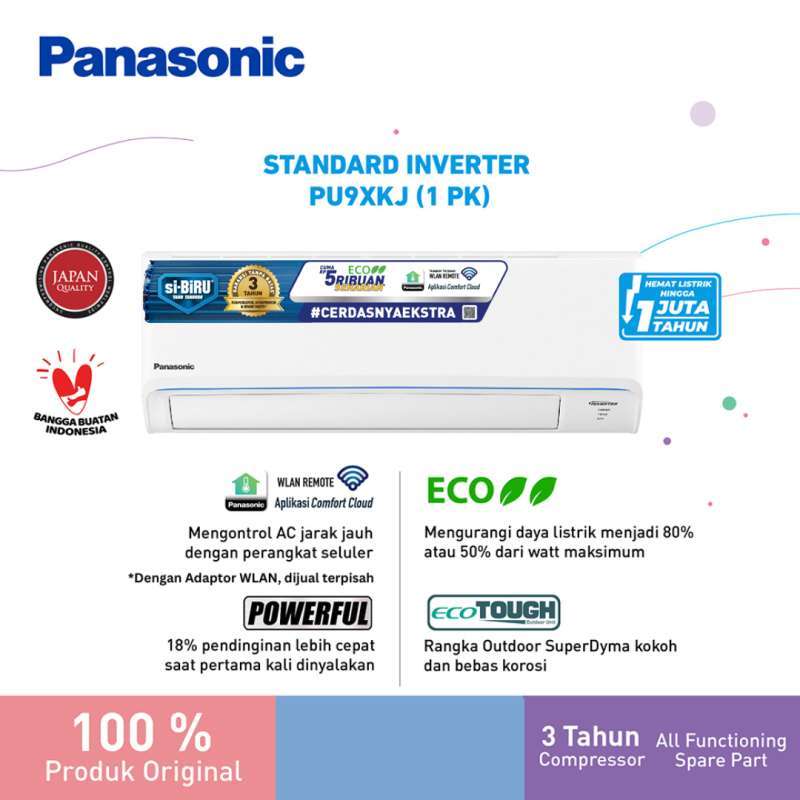 Promo Panasonic Cs/cu-pu9xkj Ac Split Inverter [1 Pk] Diskon 12% Di Seller Panasonic Official ...