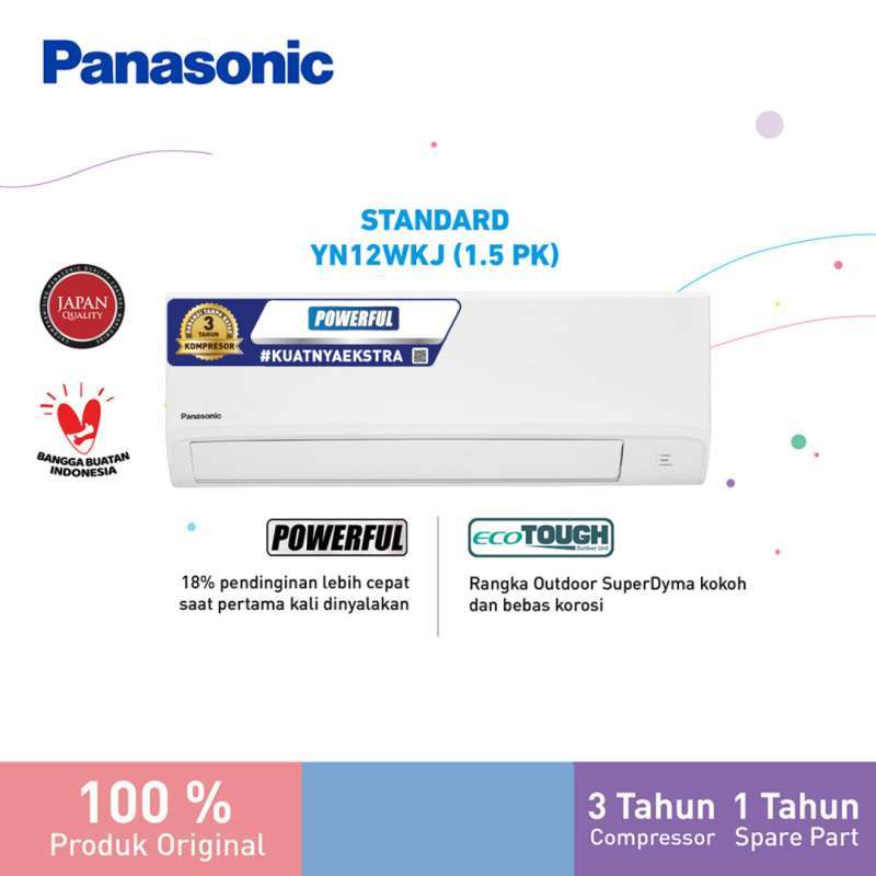 Promo Panasonic Cs/cu-yn12wkj Ac Split [1.5 Pk] Diskon 27% Di Seller Panasonic Official Store ...