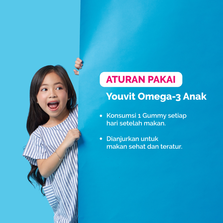 Promo Youvit Omega-3 Anak 30 Hari untuk Otak & Mata Anak | Kecerdasan ...