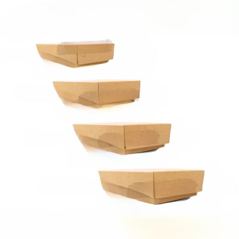 Jual Paper Lunch Box Kotak Coklat Kemasan Dus Nasi Ayam Geprek Box Mie ...