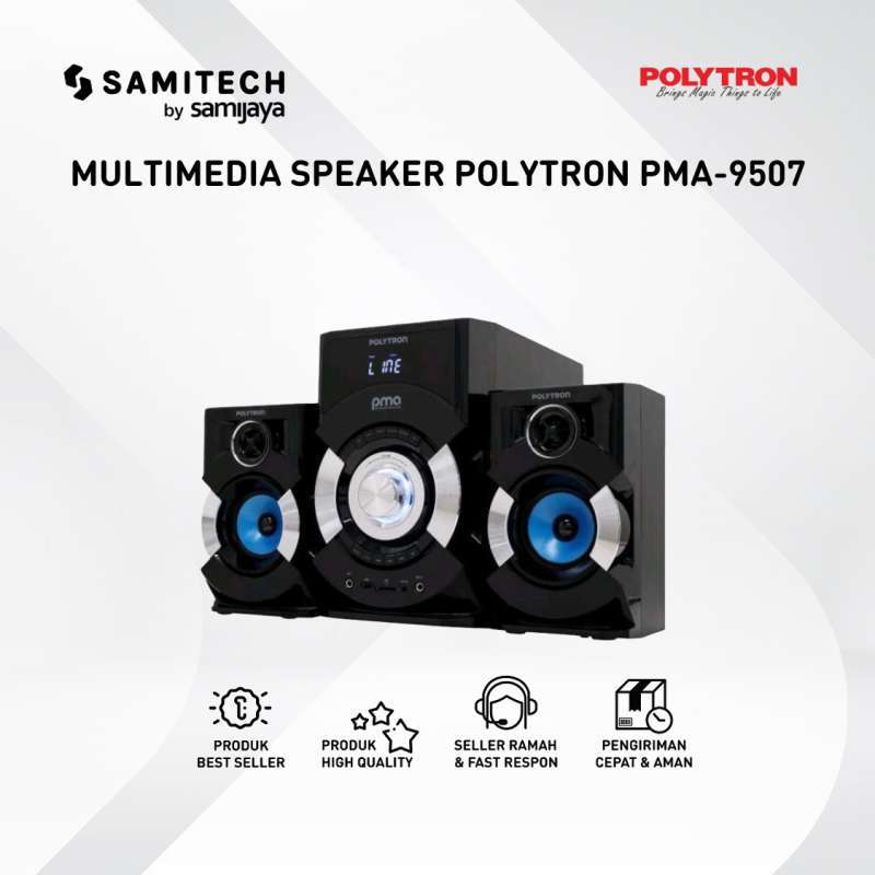 Promo POLYTRON PMA-9507 Multimedia Speaker Diskon 5% di Seller CV. SAMI ...