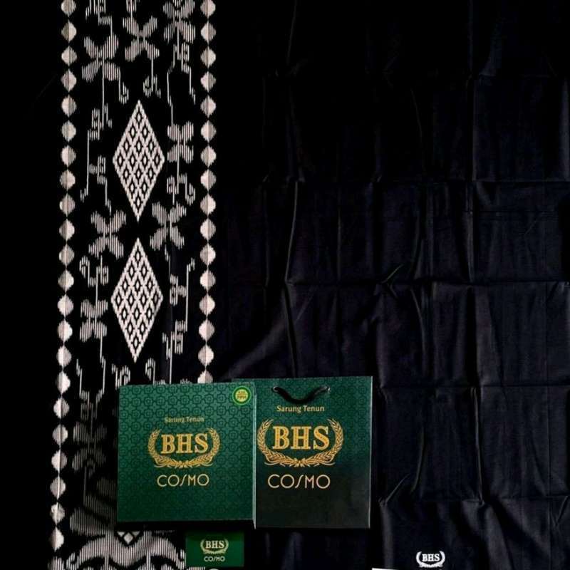 Promo Sarung Bhs Cosmo Hitam Polos & Putih Polos Diskon 52% Di Seller ...