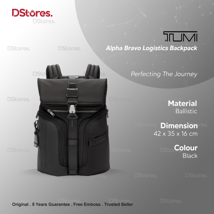 Promo TUMI Alpha Bravo Logistics Backpack Diskon 1% di Seller Dstores Men Official Store ...