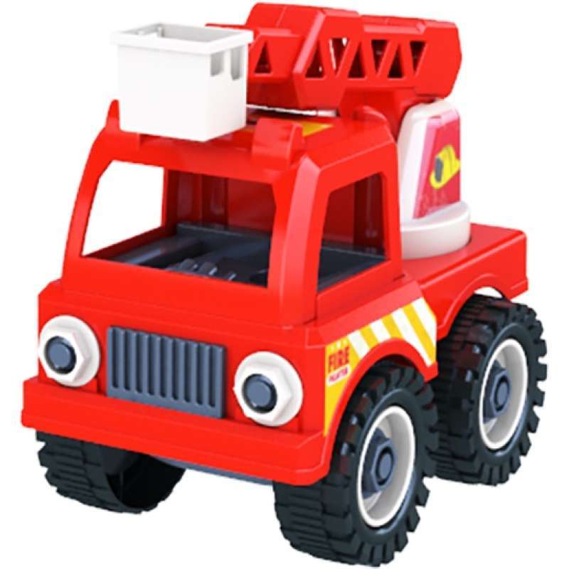 Promo Mainan Kendaraan Emco Mighty Machines Buildables Aerial Fire ...