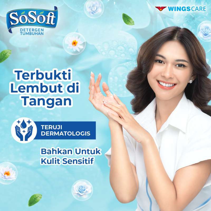 Promo Sosoft Deterjen Cair Rose & Waterlily Botol 700 Ml Diskon 35% Di ...