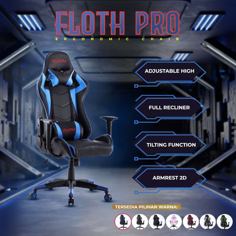 Jual Kursi Gaming Kursi Kerja Chair Floth Fl-098 Pro (baru) Di Seller ...