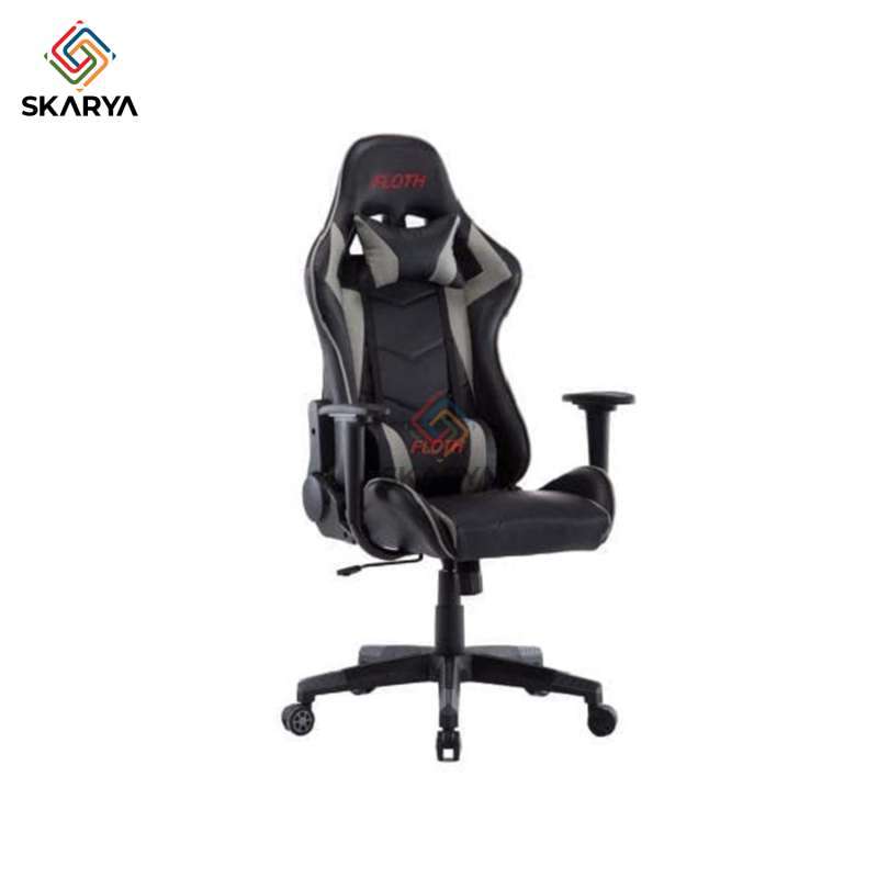Jual Kursi Gaming Kursi Kerja Chair Floth Fl-098 Pro (baru) - Abu-abu ...