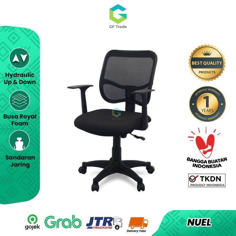 Jual [KHUSUS KURIR TOKO] Kursi Kerja Kursi Kantor Kursi jaring NUEL ...