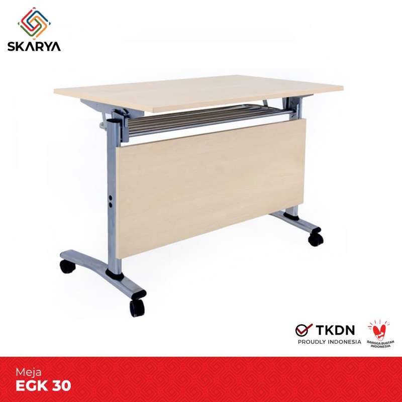Jual Meja Lipat Meja Laptop Meja Belajar Meja Training Egk 30 (baru) Di ...