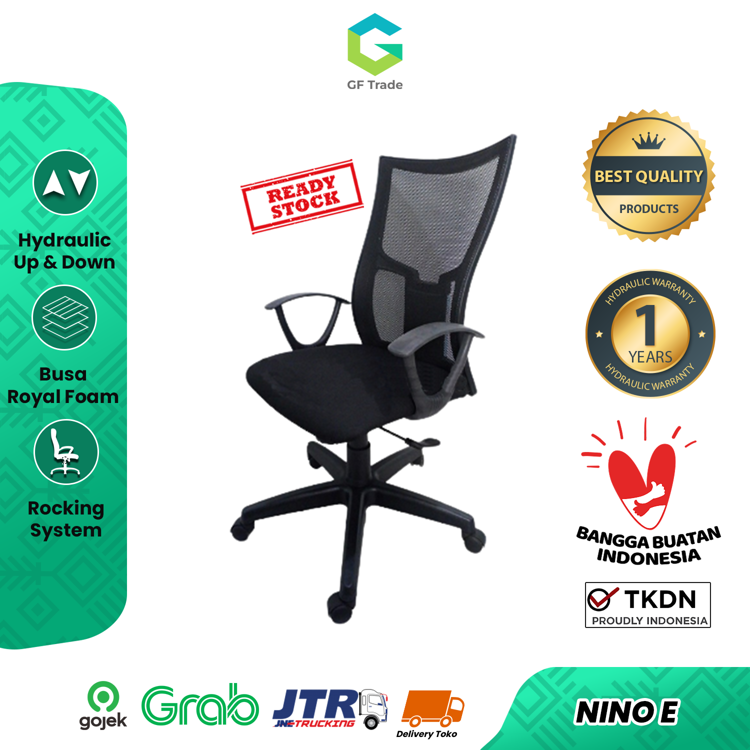 Jual Kursi Kerja Kursi Manager Kursi Kantor jaring Ergonomis (BARU) di ...