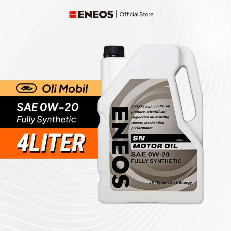 Promo Oli Mesin Mobil Sae 0w-20 Sn Kemasan 4 L Diskon 3% Di Seller Eneos Indonesia Official ...