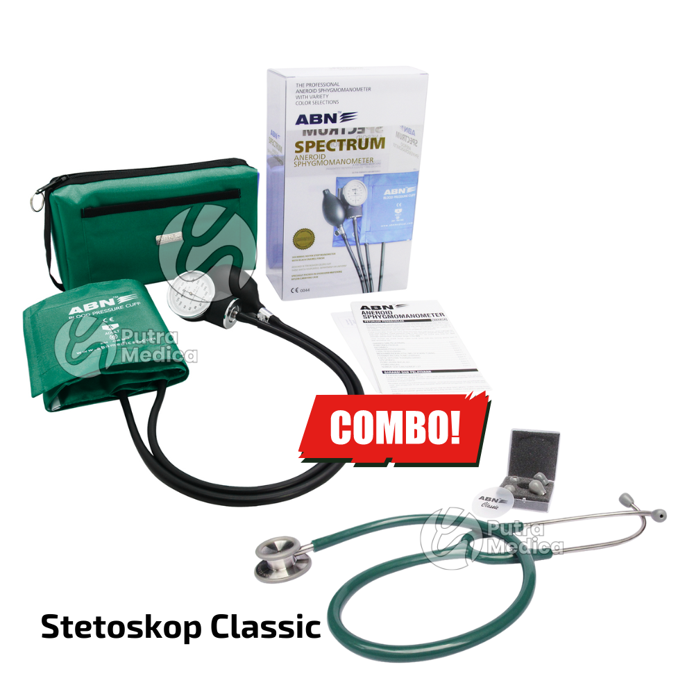 Jual Paket Abn Tensimeter Aneroid & Stetoskop Spectrum / Alat Ukur ...
