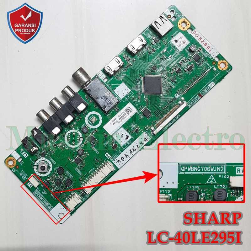 Jual Mainboard Led Tv Sharp Lc-40le295i Lc-40le295 40le295i 40le295 Di ...