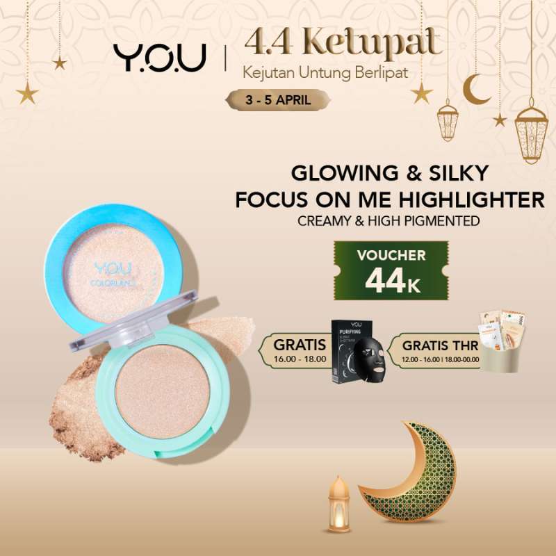 Promo YOU Colorland Focus On Me Highlighter|Glowing Lustrous Effect ...