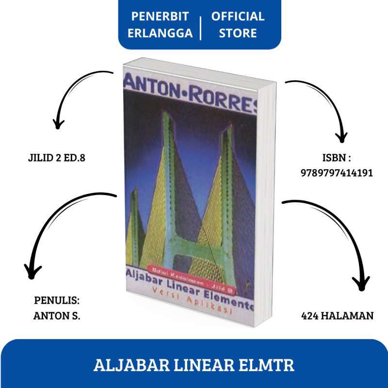 Promo Aljabar Linear Elementer Jilid 2 Edisi 8 - Howard Anton ...