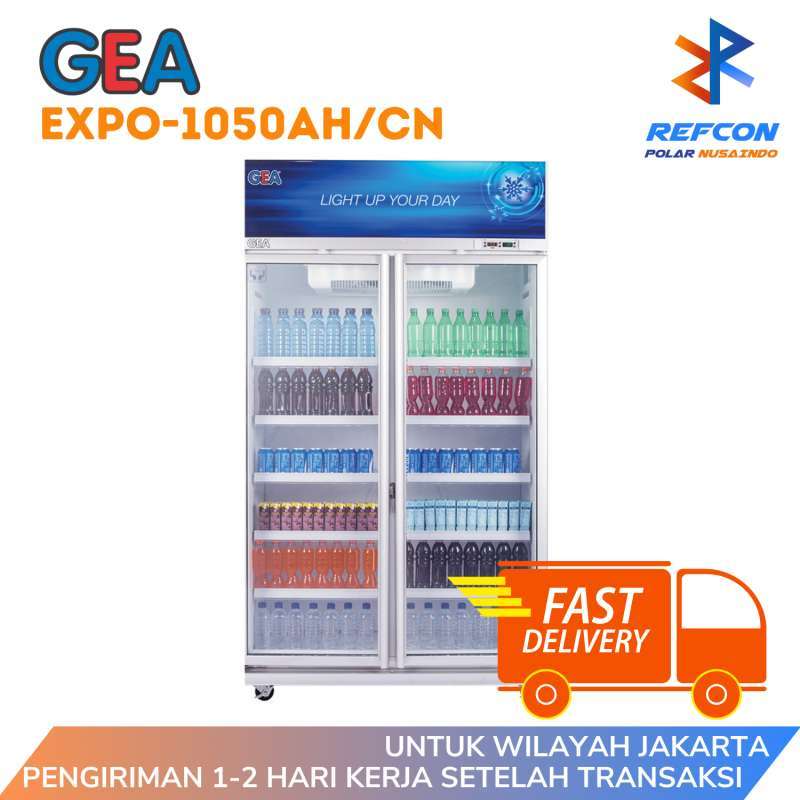 Jual Showcase Cooler Gea Expo 1050 Ah/cn 2 Pintu Di Seller Refcon Polar ...