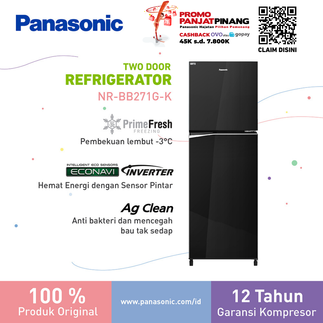 Kulkas Panasonic 2 Pintu Inverter - Harga Terbaru April 2024 | Blibli