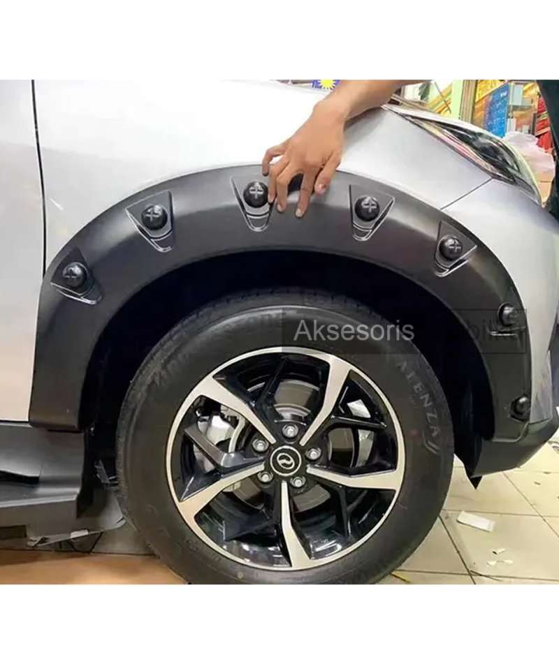 Jual Over Fender Rush Flare All New Terios 2018-2023 Plastik Import di ...