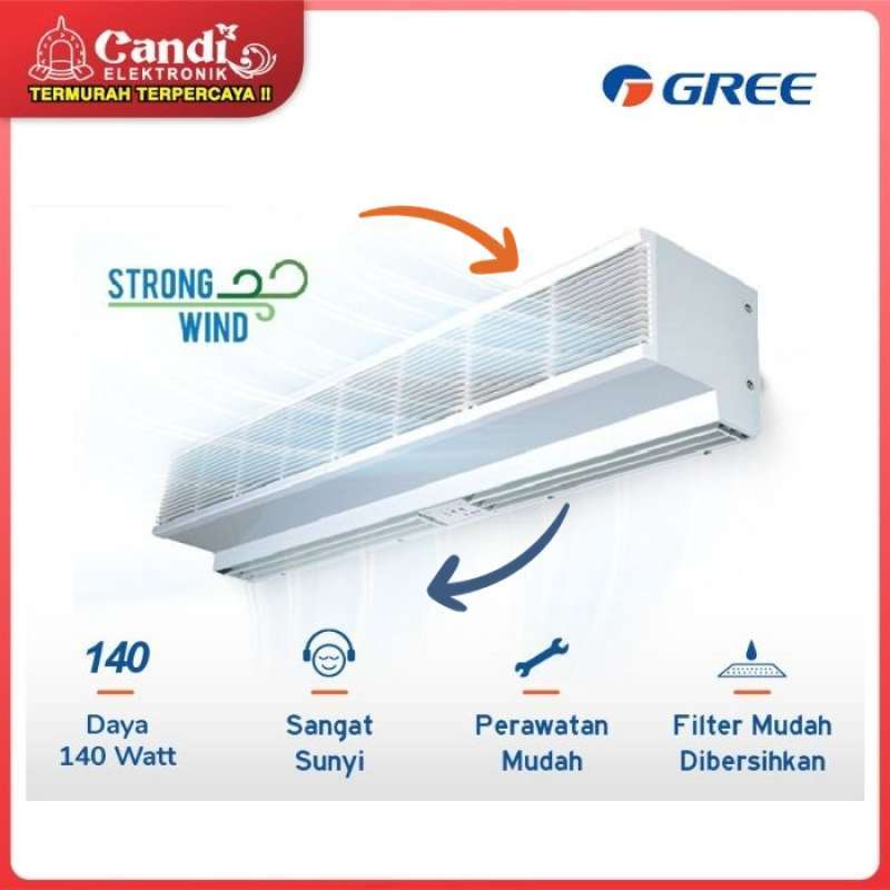 Jual Gree Air Curtain Gree Fm-1.25-9k / Fm1.259k Di Seller Candi Elektronik Official Store ...