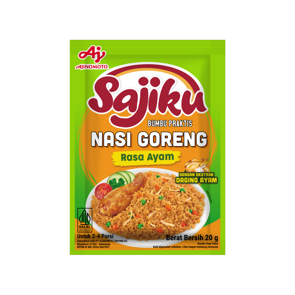 Promo Sajiku Nasi Goreng Rasa Ayam 20 g Diskon 13% di Seller Ajinomoto ...