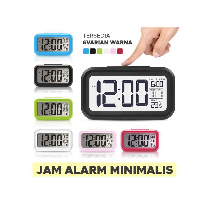 Promo Goto Waku Jam Meja Digital Smart Alarm Table Clock LED Diskon 53% ...