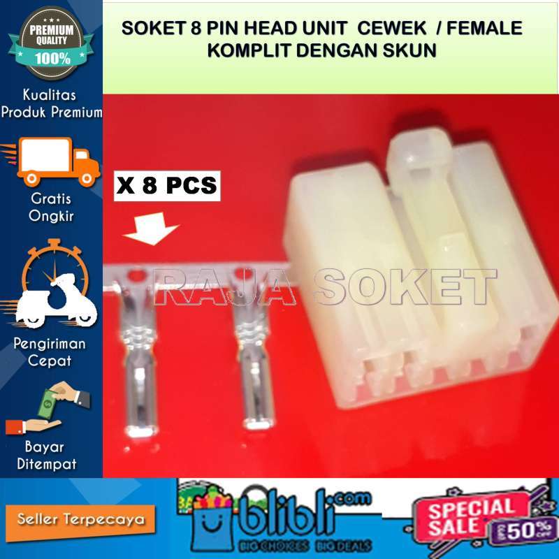 Jual Soket 8 pin Switch Saklar Power Window Toyota Kijang Grand Exta ...