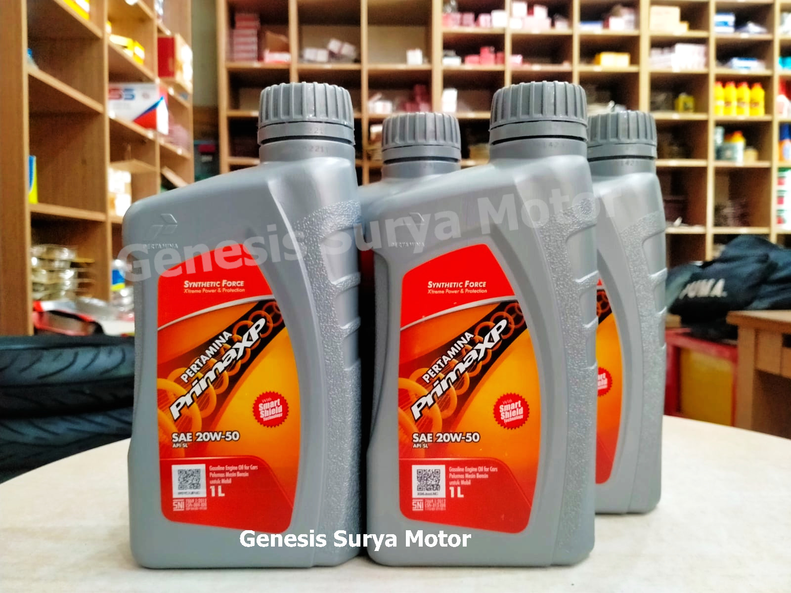 Promo Oli Prima Xp 20w50 1lt Pertamina Oil Diskon 5% Di Seller Genesis ...