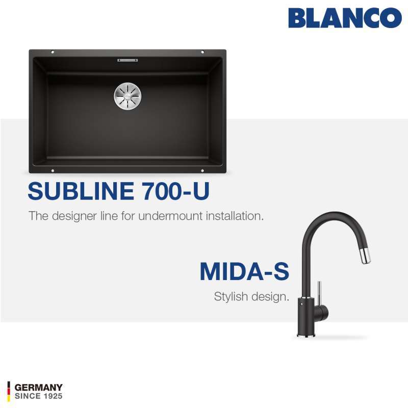 Promo Kitchen Sink Bak Cuci Piring Granit 1 Lubang Blanco Silgranit ...