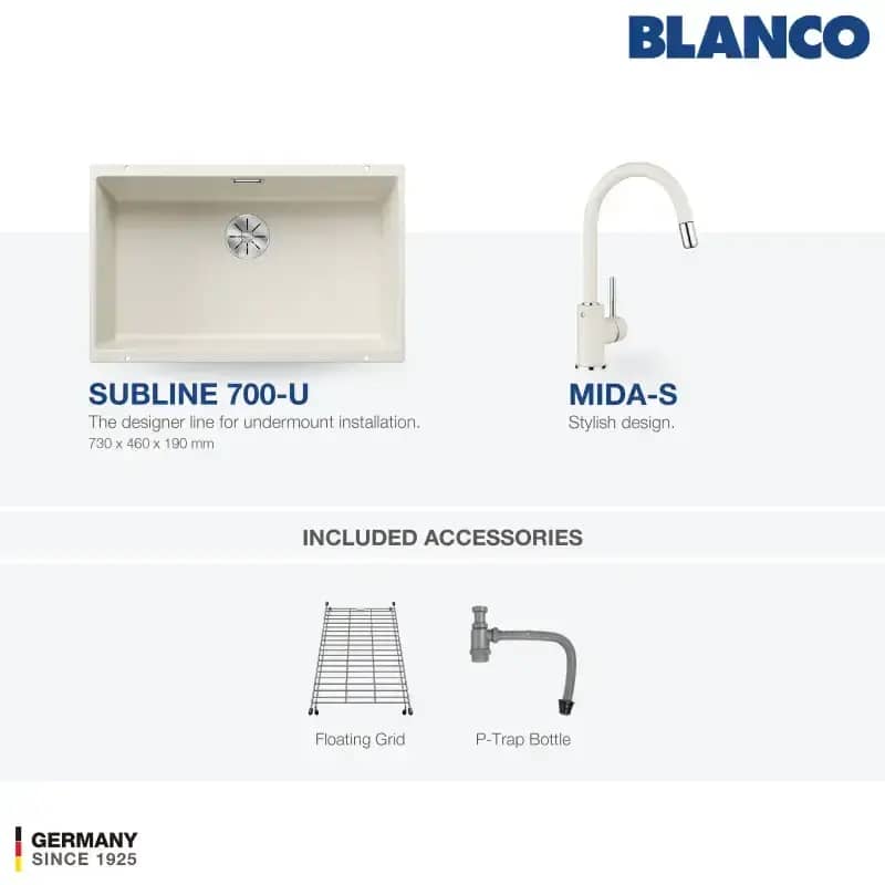 Promo Kitchen Sink Bak Cuci Piring Granit 1 Lubang Blanco Silgranit ...