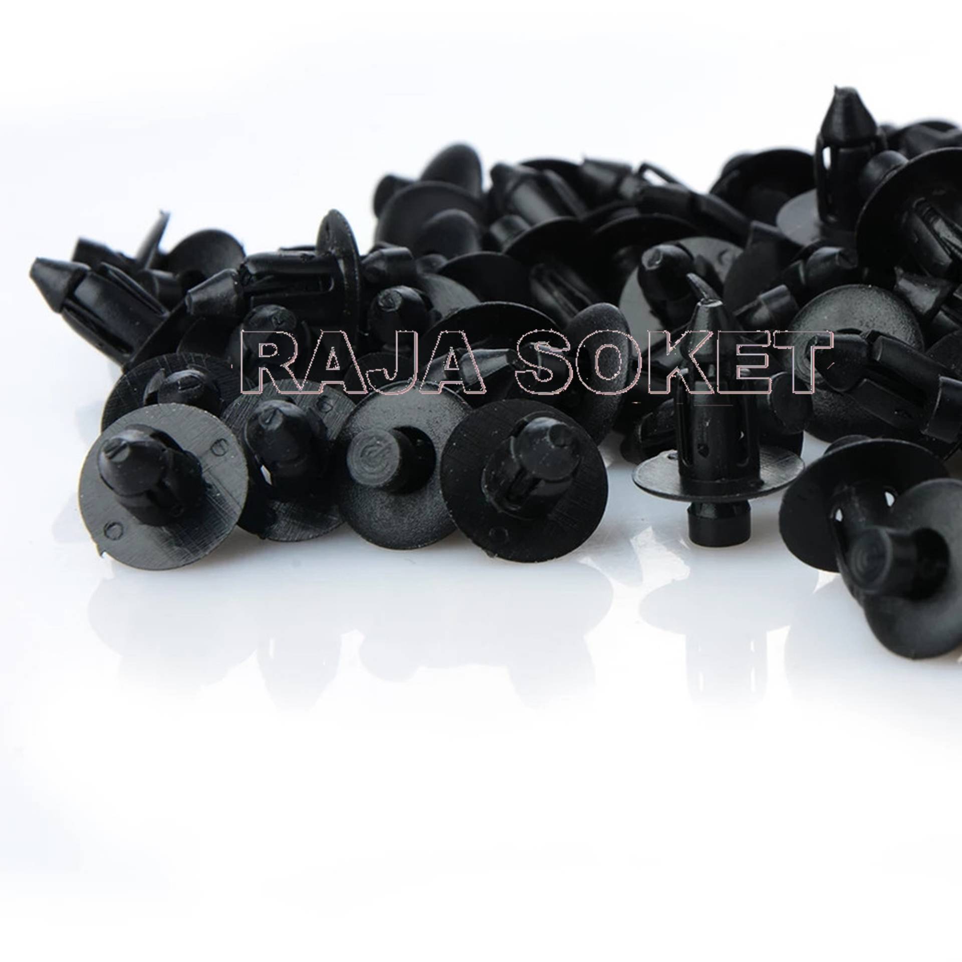 Jual Isi 10 Pcs ...klip Clip Kancing Body Bumper Bemper Mobil Motor Kap ...