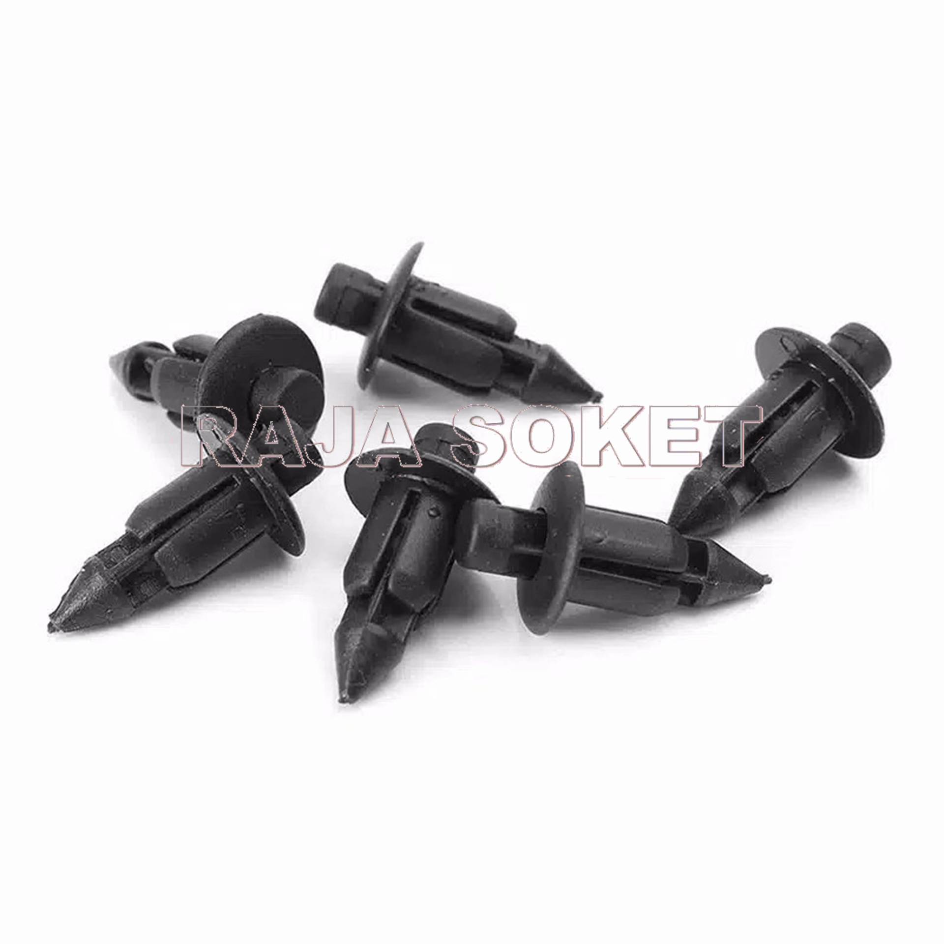 Jual Isi 10 Pcs ...klip Clip Kancing Body Bumper Bemper Mobil Motor Kap ...