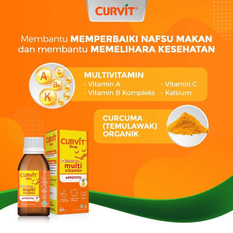 Jual Curvit Emulsion Syrup Suplemen Makanan 120ml Di Seller Noroid ...